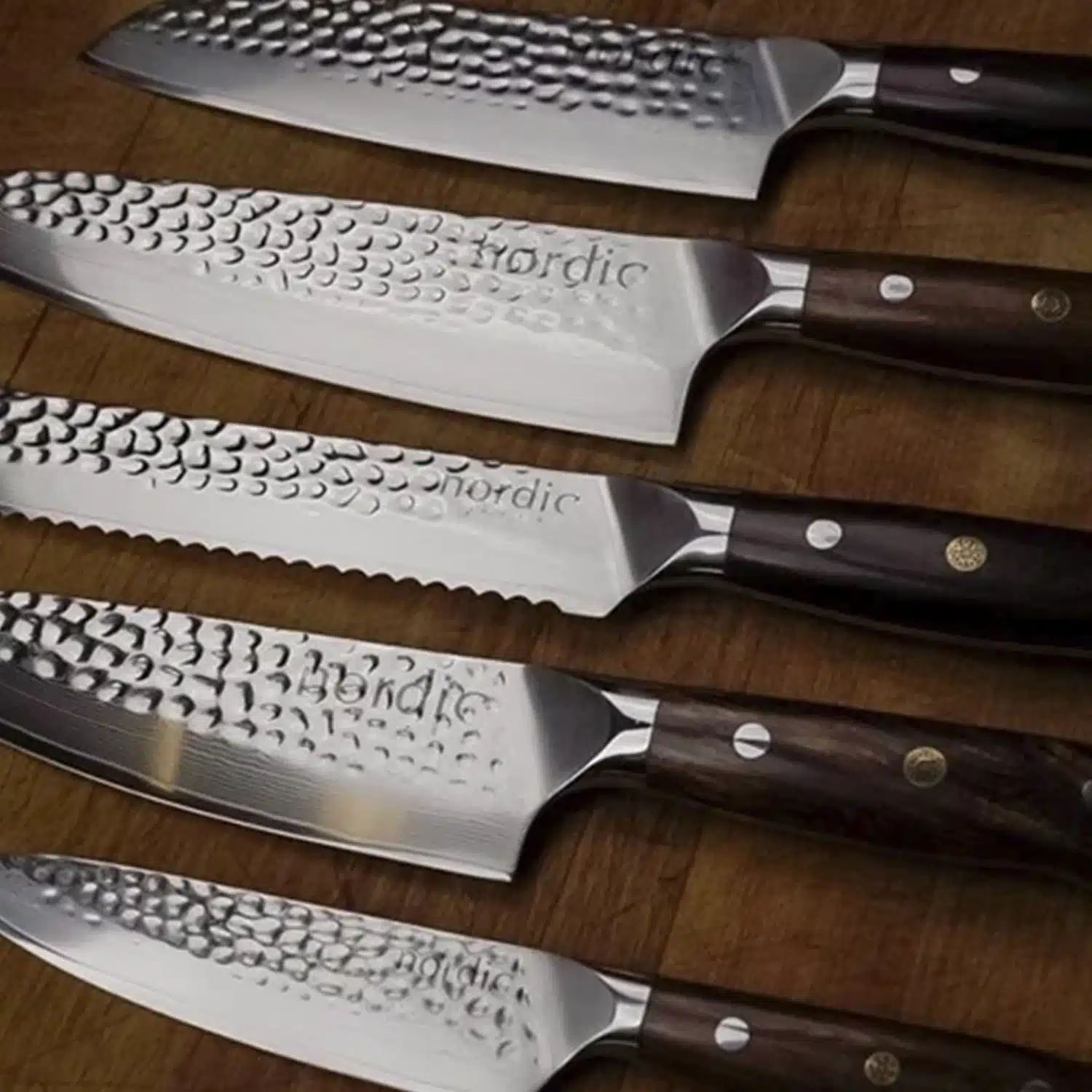 Nordic Chefs Damast Serie Komplettset - Nordic Chefs